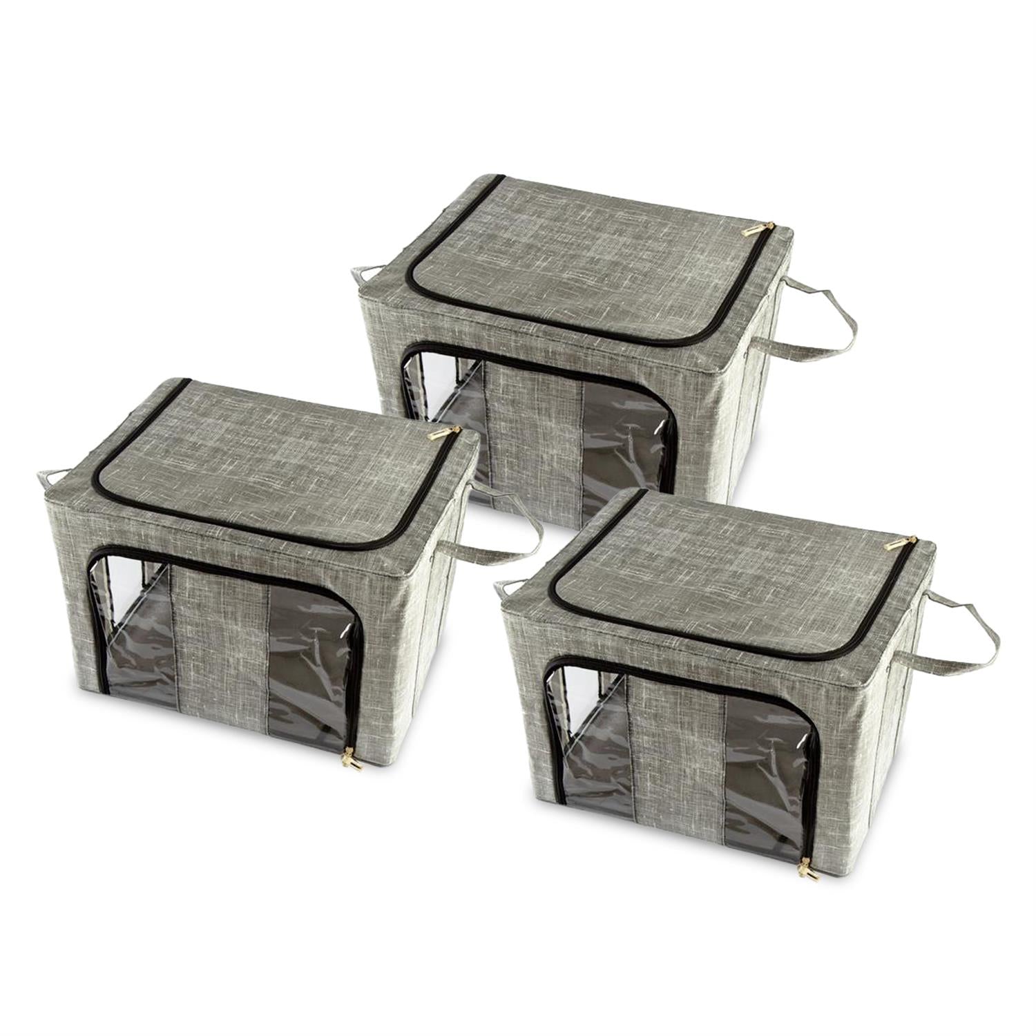 Handy Solutions Set of 3 66L Folding Storage Boxes – Shop Unlimited
